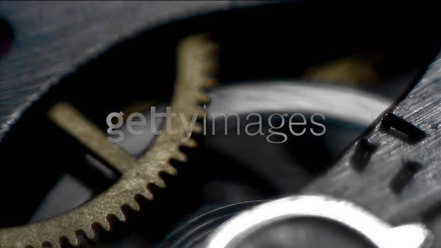 Close up on rotating cogs of a stopwatch 동영상 (VID_1726126) - 게티이미지뱅크