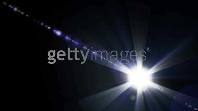 A montage of six unique lens flares traveling across the frame& for use ...
