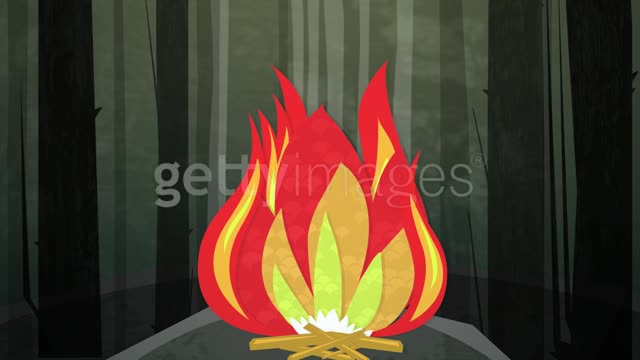 Dynamic graphic animation using paper cutout styled elements to ...