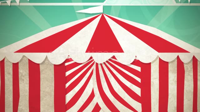 Dynamic graphic animation using paper cutout styled elements to ...