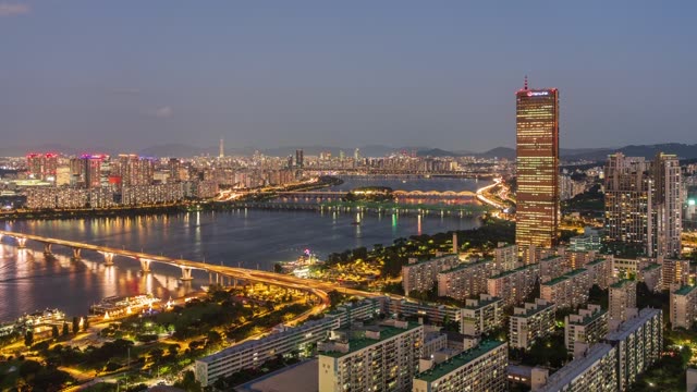 Hangang Park, Yeouido, 63 Building, Namsan Seoul Tower, Wonhyodaegyo ...