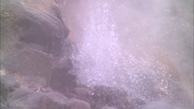 Volcanic activity, steaming and boiling water / Kamchatka Peninsula ...