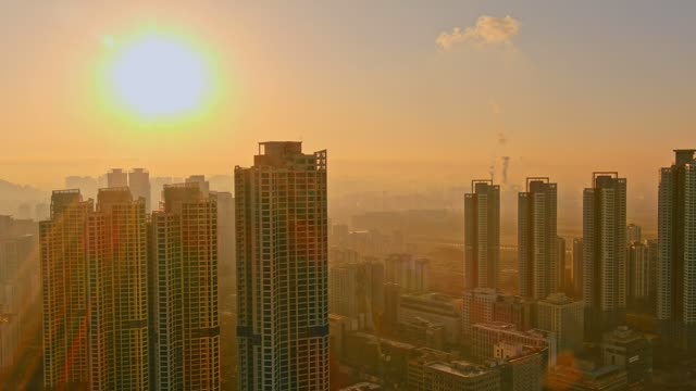 Cheongna International City, Cheongna Lake Park, apartment complex and ...