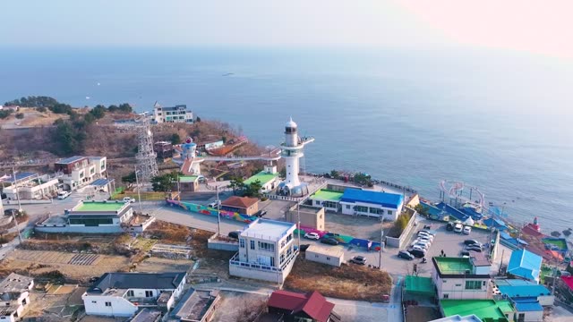 Gangwon-do, Donghae-si, Mukho Port, Mukho Lighthouse and Nongoldamgil ...