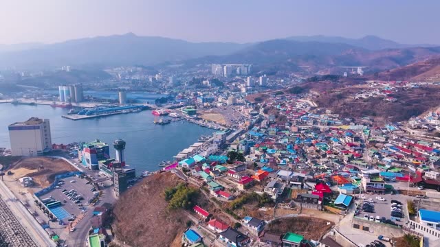 Gangwon-do, Donghae-si, Mukho Port, Mukho Lighthouse and Nongoldamgil ...
