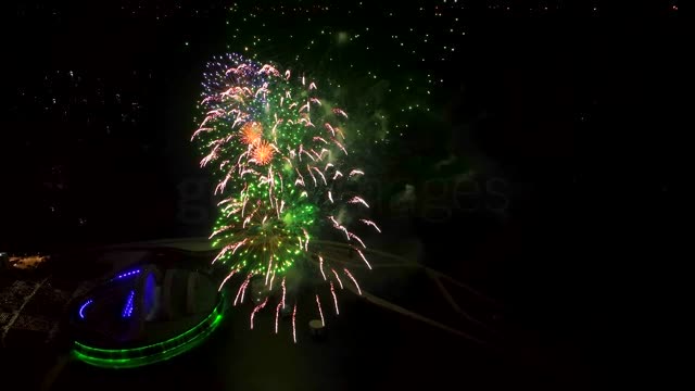 Phu Quoc, Sunset town, nightscape with firework performance / Vietnam ...
