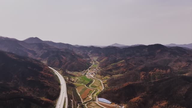 Gyeongsangbuk-do, Uiseong-gun, scene of mountain burnt by wildfire ...