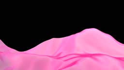Pink cloth lower third (VID_1139859) - 게티이미지뱅크