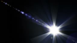 A montage of six unique lens flares traveling across the frame& for use ...