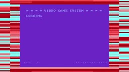 Animation of a 1980`s retro video game system loading screen (VID ...