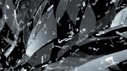 Broken and Shattered glass with slow motion. Alpha (VID_4229543) - 게티이미지뱅크
