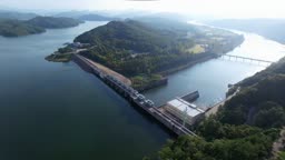 Geumgang River, Daecheong Dam and nature scenery / Cheongju-si ...
