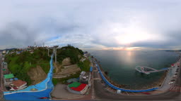 Seascape around Mukho Port, Dojjaebigol Sky Valley and Mukho Lighthouse ...