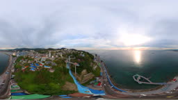 Seascape around Mukho Port, Dojjaebigol Sky Valley and Mukho Lighthouse ...
