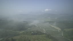 Binaeseom Island village and surroundings scenery / Chungju-si ...