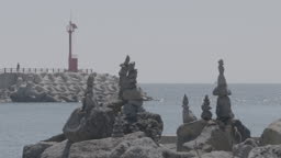 Wimi Port Stone Pagoda / Seogwipo-si, Jeju-do, South Korea (KC230431 ...