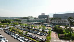 Ulsan Station, parking lot and surroundings / Ulsan, South Korea ...
