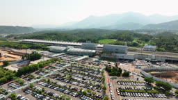 Ulsan Station, parking lot and surroundings / Ulsan, South Korea ...